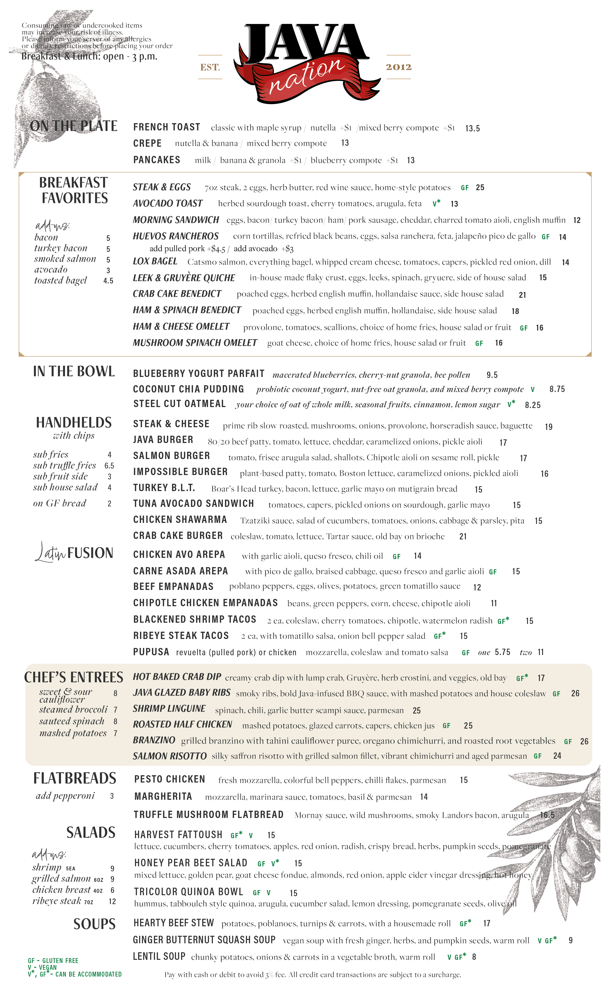 Java Nation Silver Spring - Restobar & Coffee Shop MD
