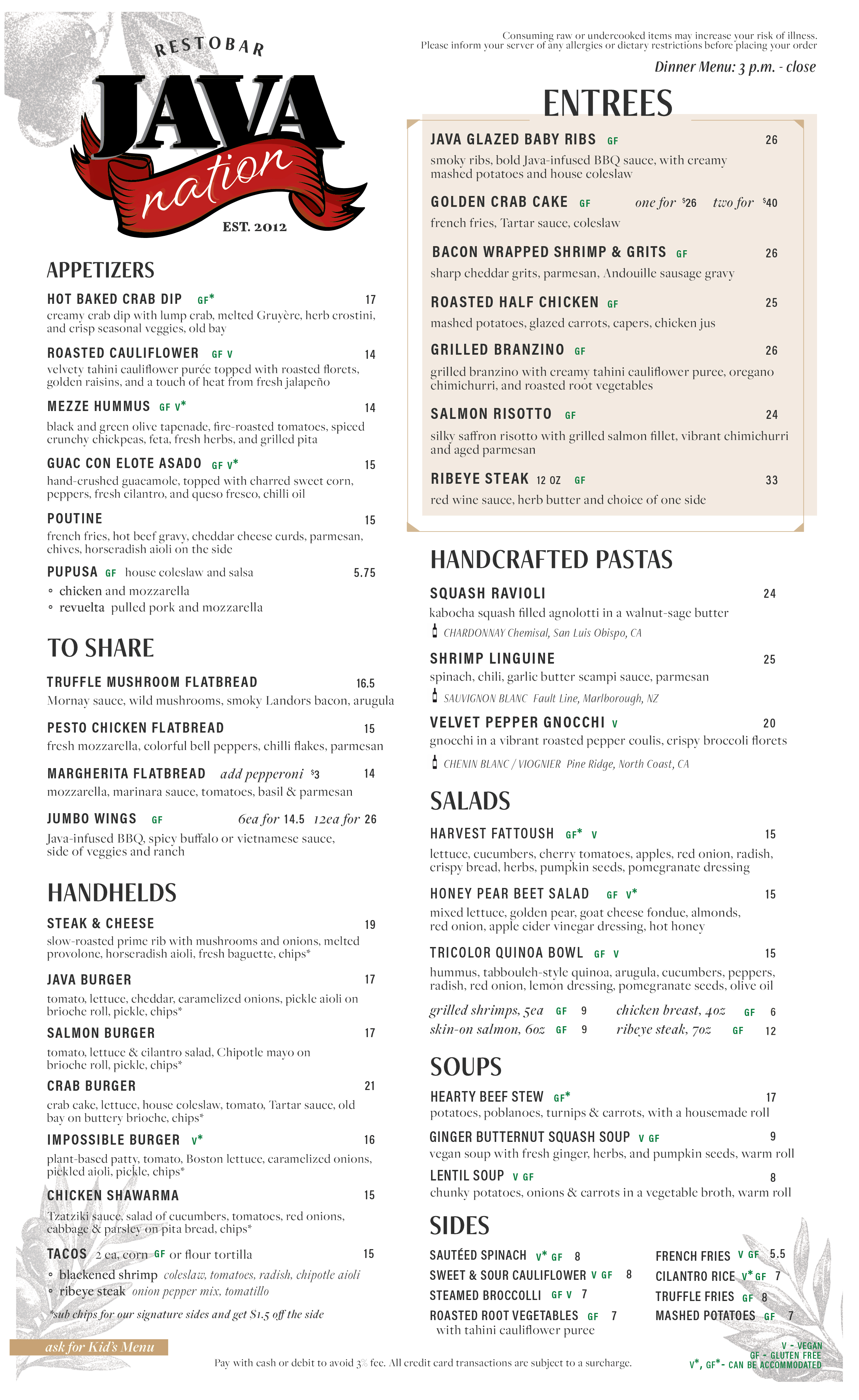 Java Nation Silver Spring - Restobar & Coffee Shop MD